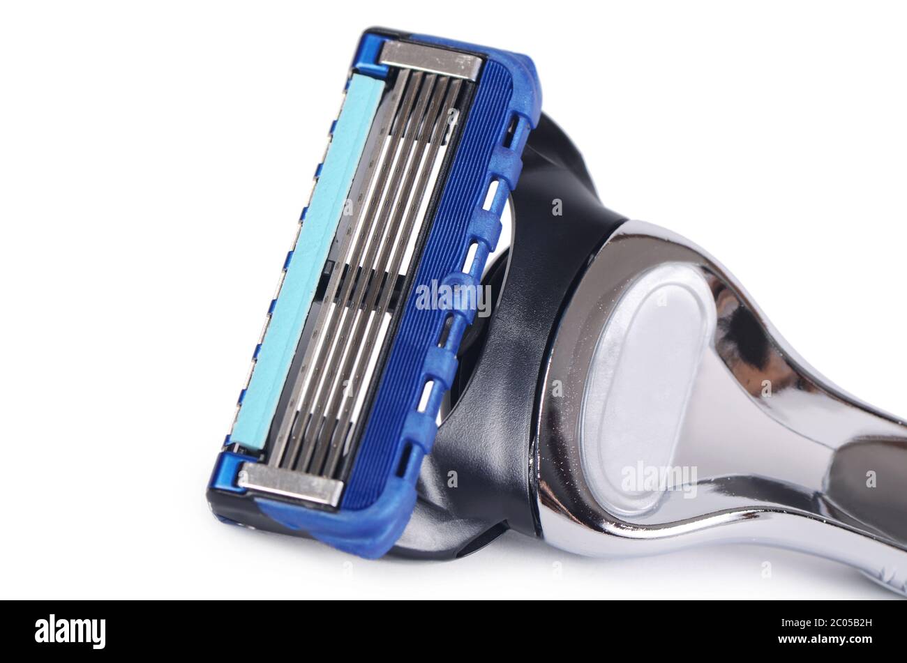 Safety razor isolated on white background Stock Photo - Alamy
