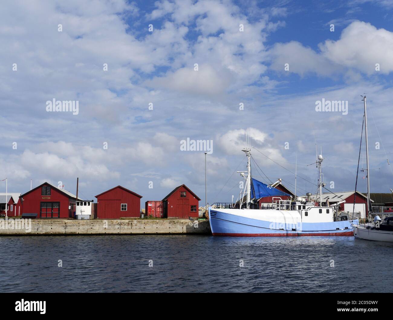 Hals, fishing port in Denmark Stock Photo - Alamy