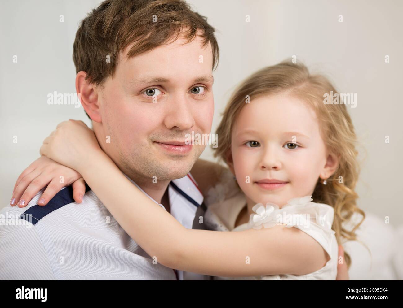 Happy father with his little princess Stock Photo - Alamy