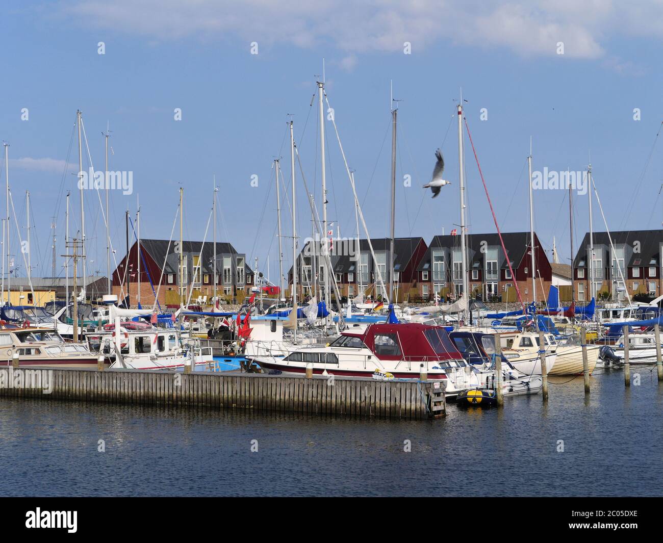 danish port in jutland Stock Photo - Alamy