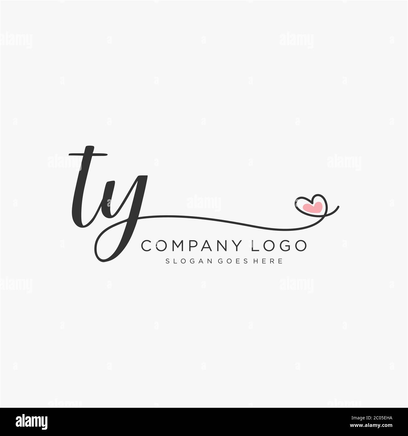 Letter ty logo hi-res stock photography and images - Alamy