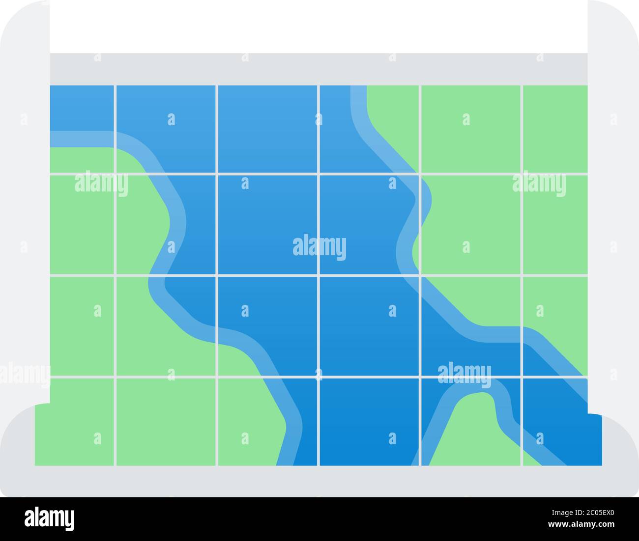 Nautical chart vector icon flat isolated Stock Vector Image & Art - Alamy