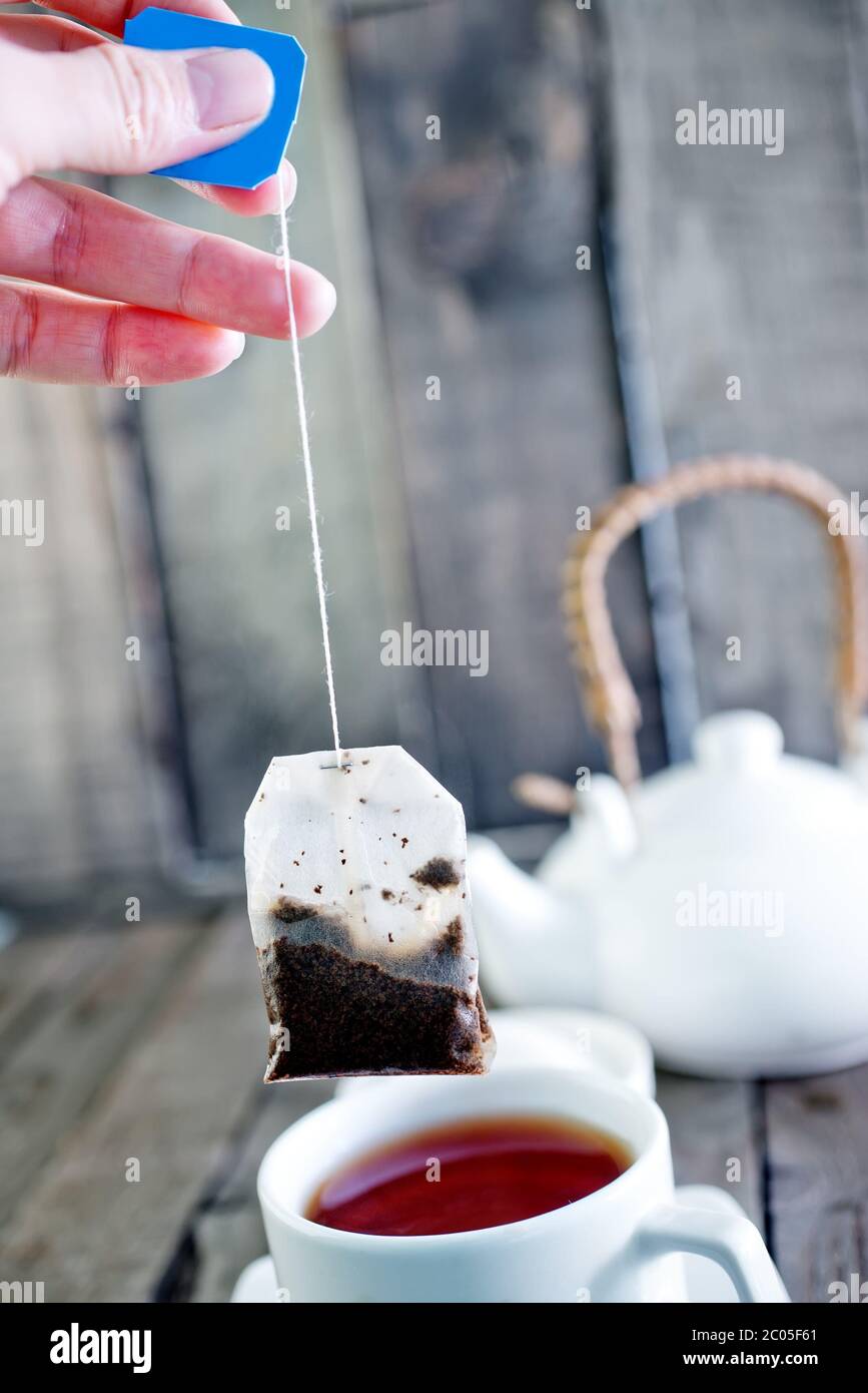 tea in bag Stock Photo - Alamy