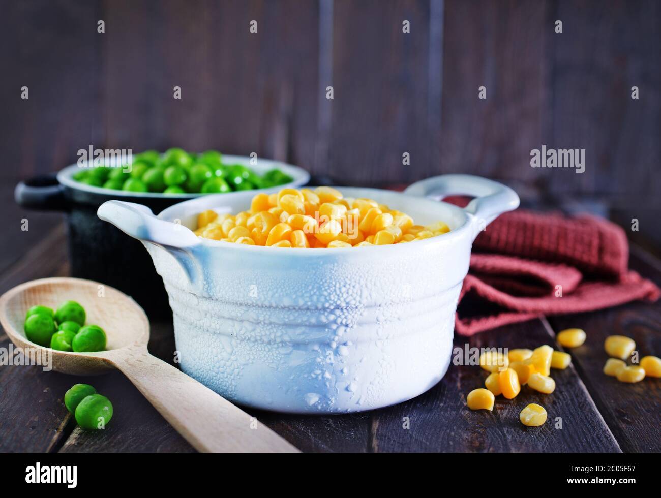 corn and peas Stock Photo - Alamy