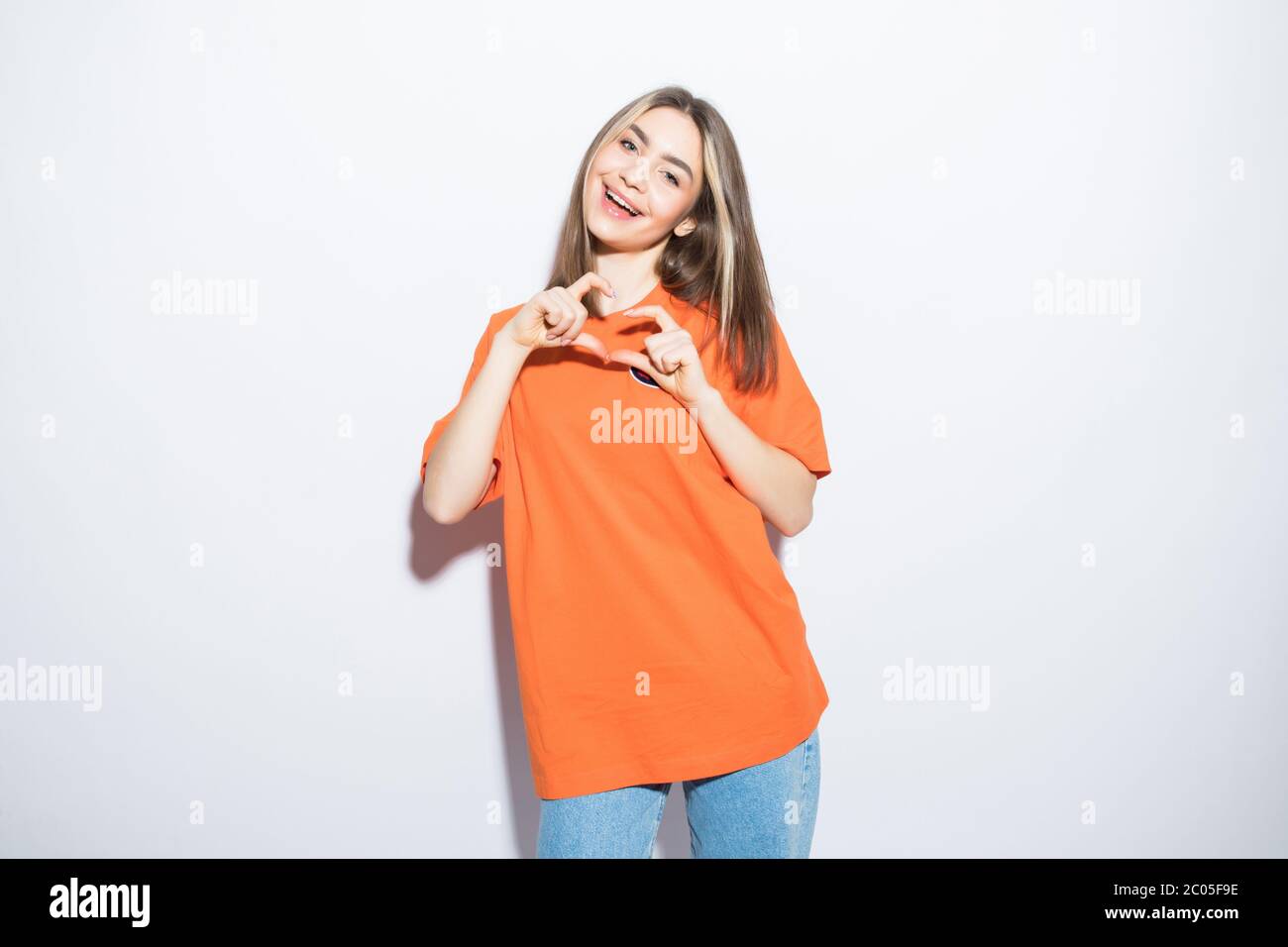 Student hands over heart hi-res stock photography and images - Alamy
