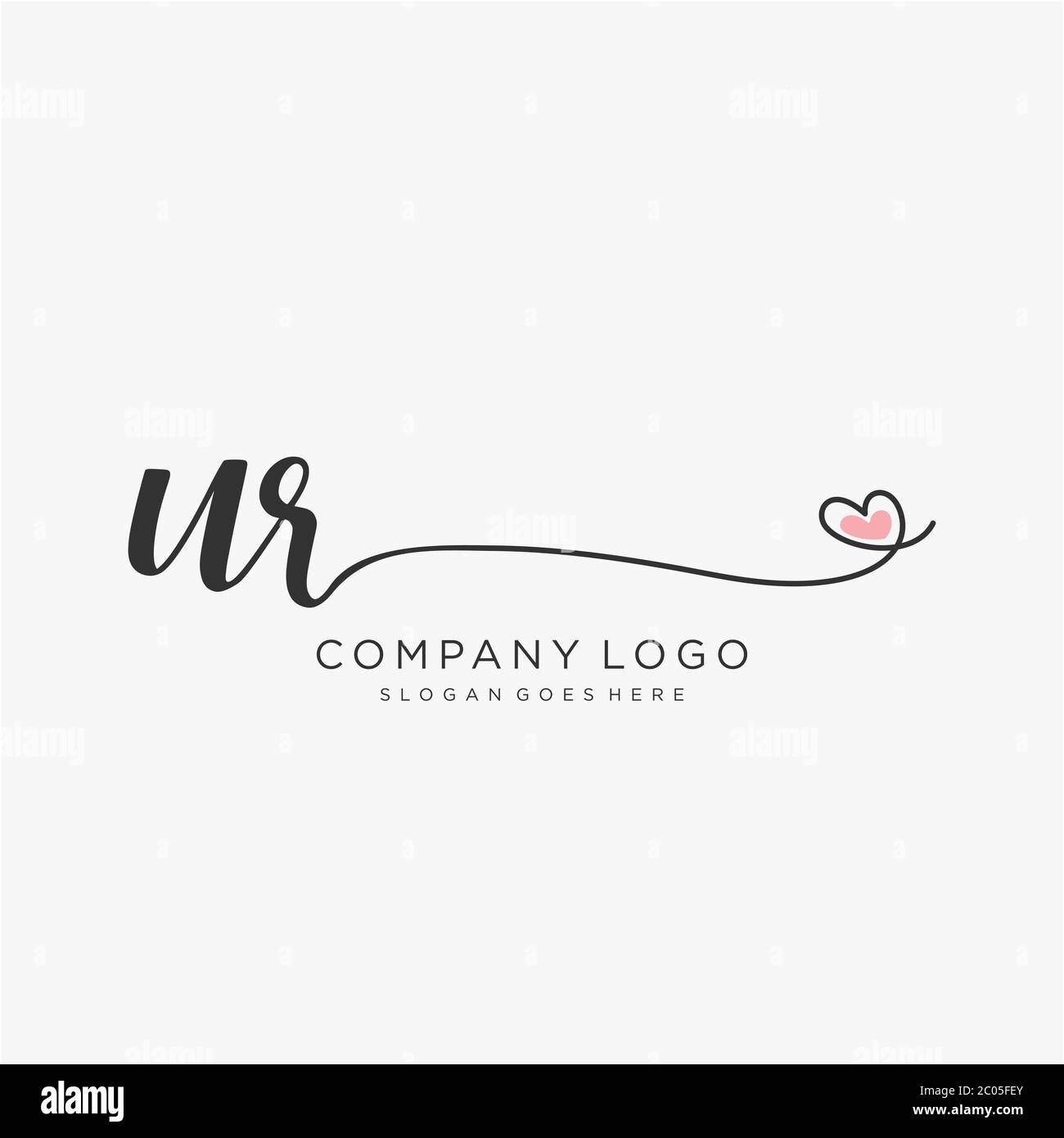 Ur logo design hi-res stock photography and images - Alamy