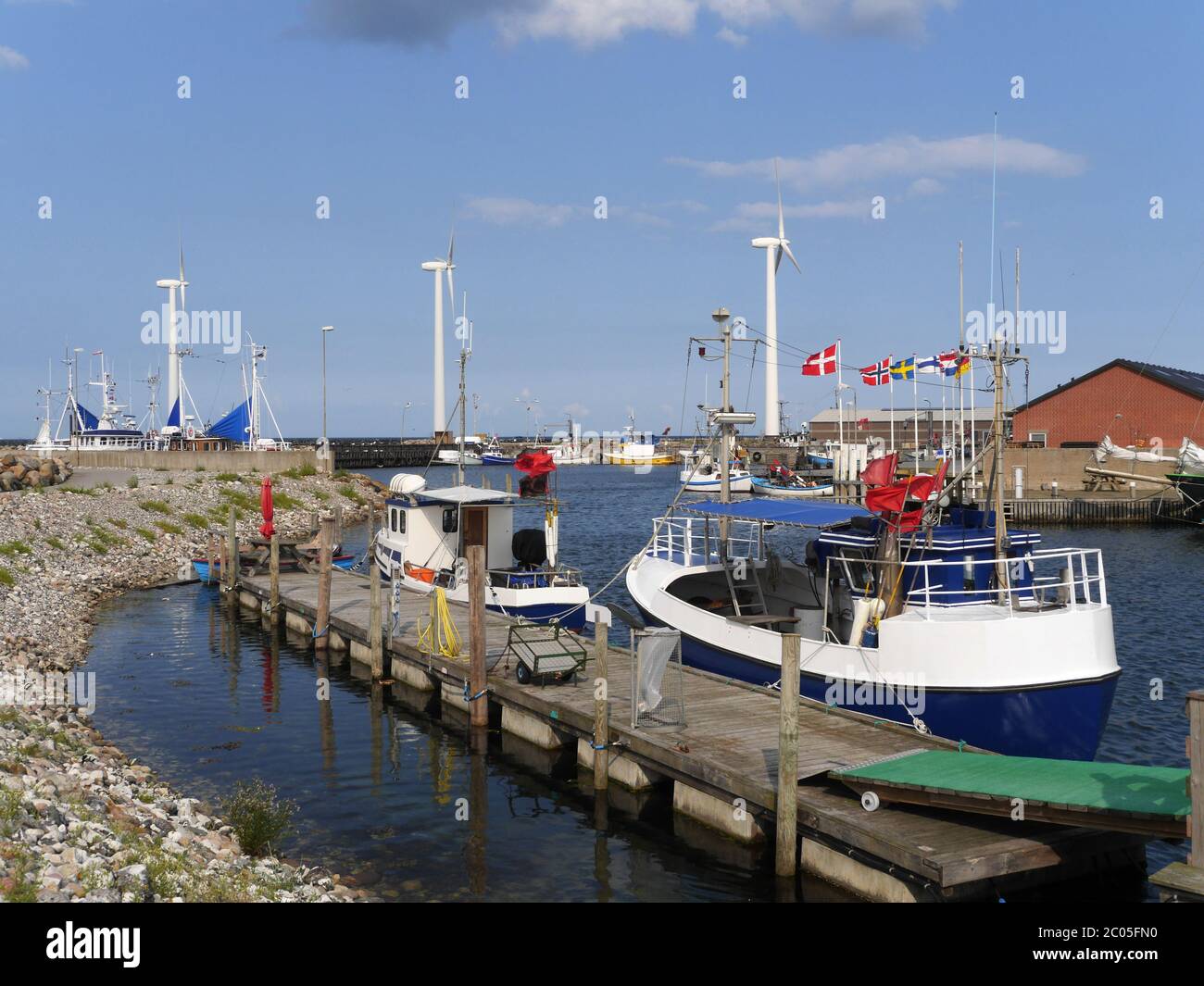 danish port in jutland Stock Photo - Alamy