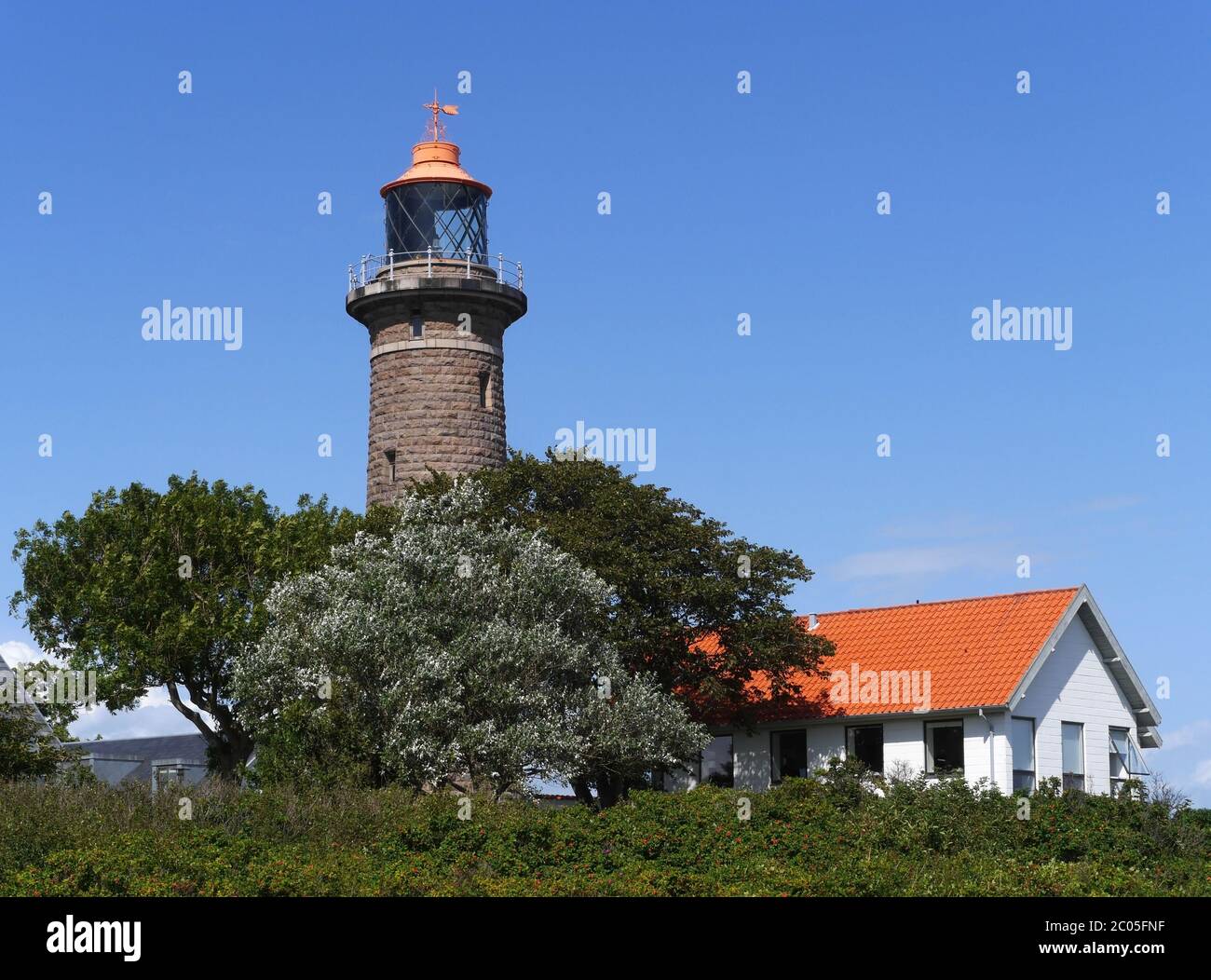 Lighthouse in denmark Stock Photo - Alamy