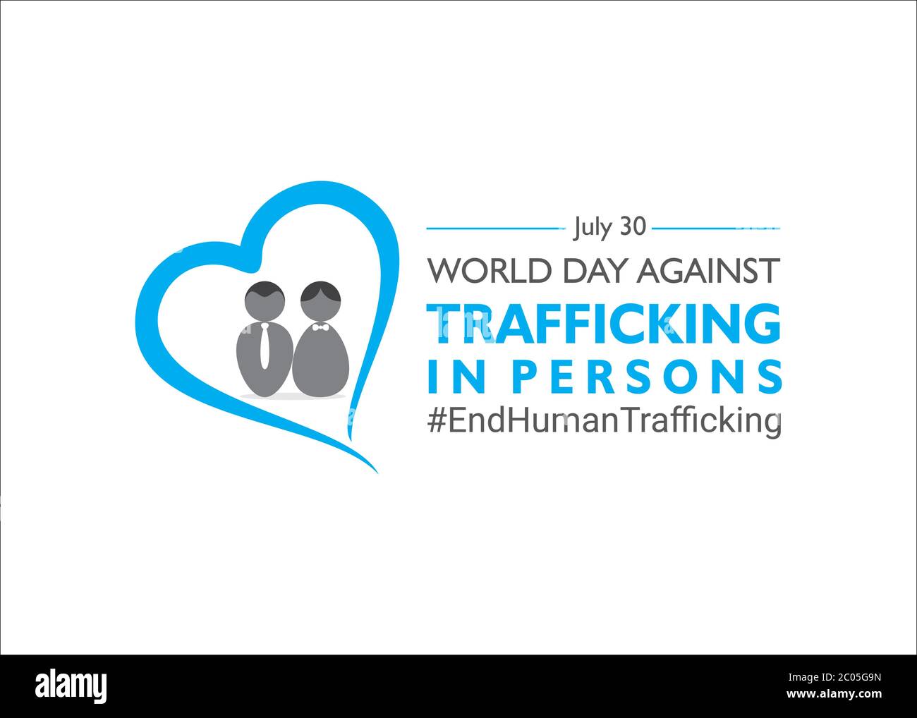vector illustration of World Day Against Trafficking in Persons poster ...