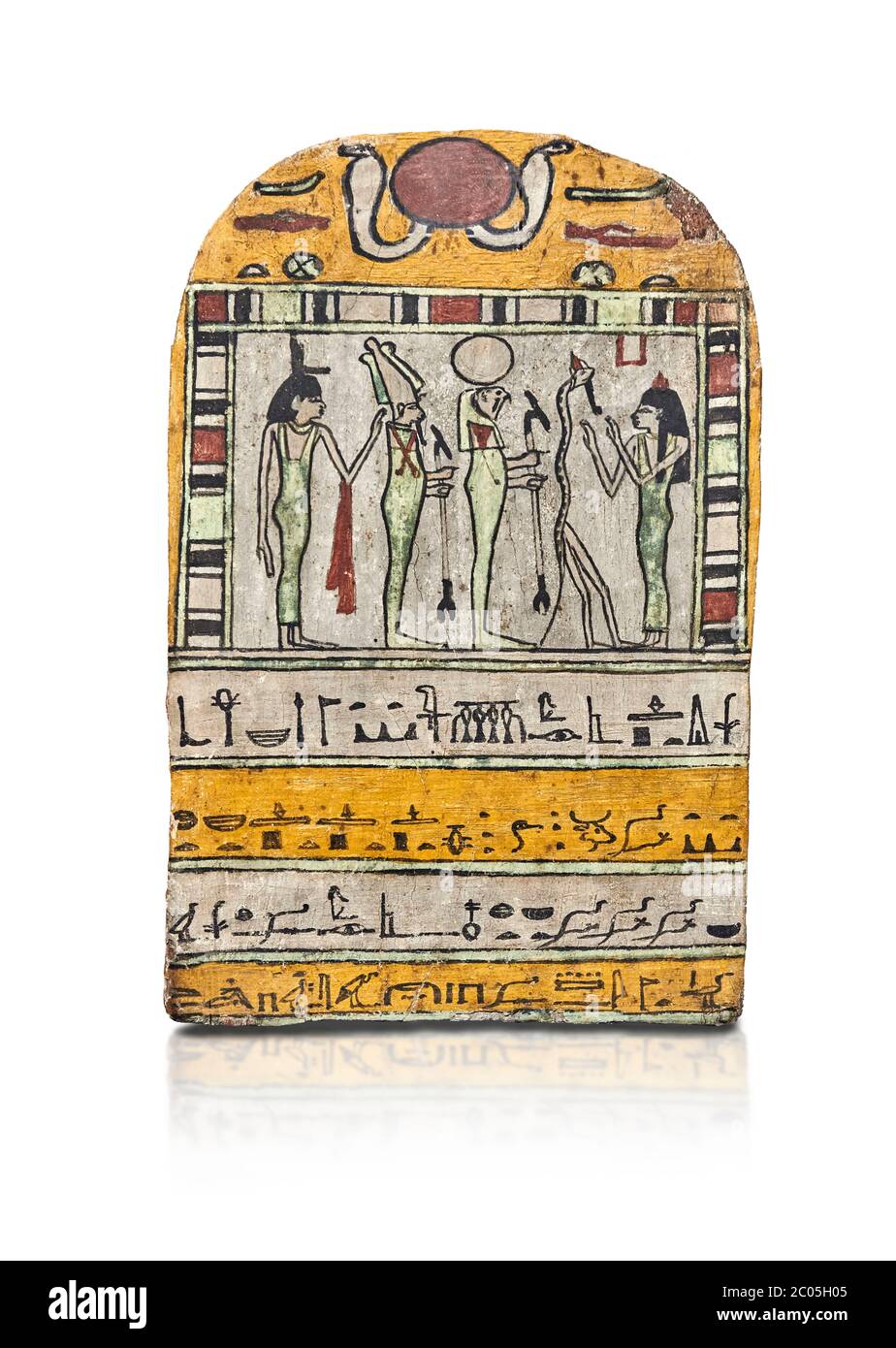 Ancient Egyptian stele dedicated to Osiris by Neskhonsu, Late Period ...