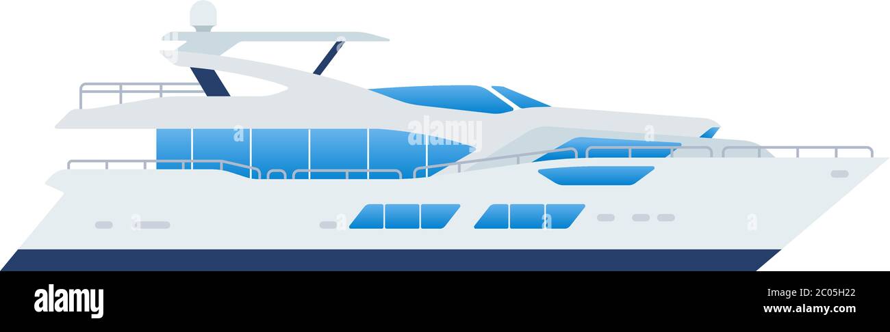 Passenger boat vector icon flat isolated Stock Vector Image & Art - Alamy