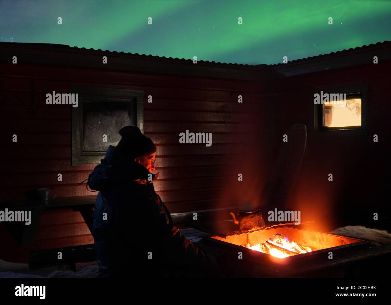 Cabin lights glow hi-res stock photography and images - Alamy