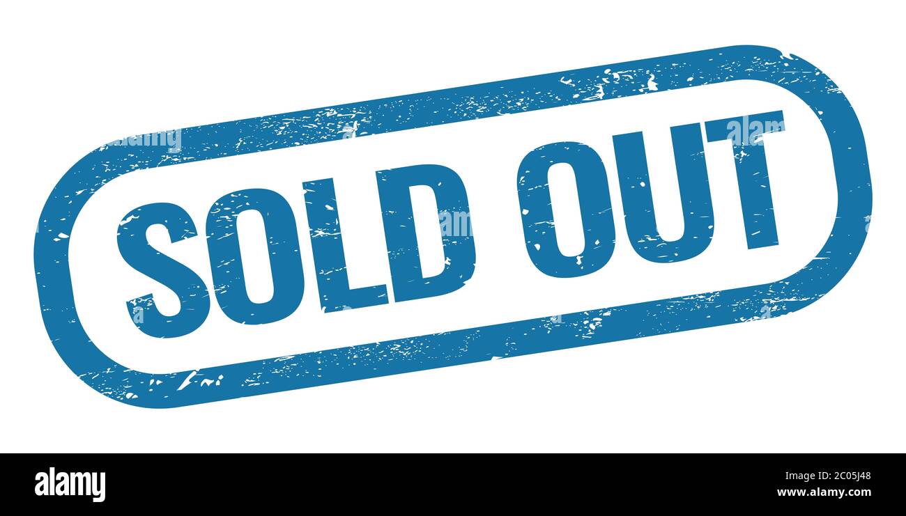 SOLD OUT blue grungy rectangle stamp Stock Photo - Alamy SOLD OUT blue grungy rectangle stamp Stock Photo - Alamy