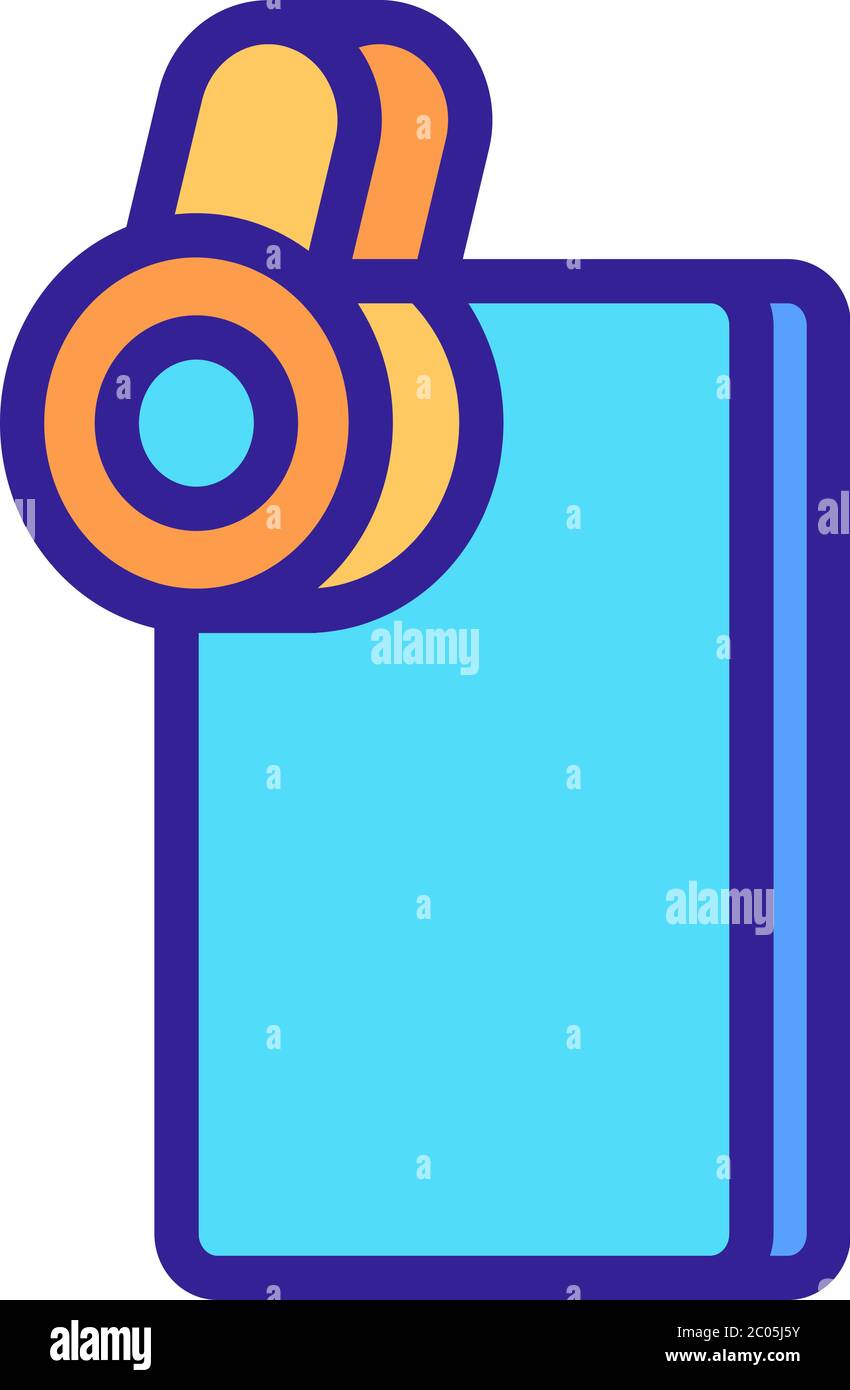 lens on smartphone camera icon vector outline illustration Stock Vector ...