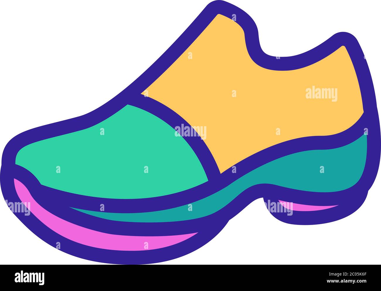 running boot icon vector outline illustration Stock Vector Image & Art ...