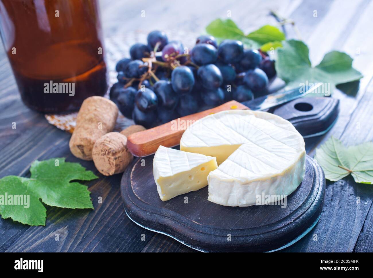 White mould full fat soft cheese hi-res stock photography and images ...
