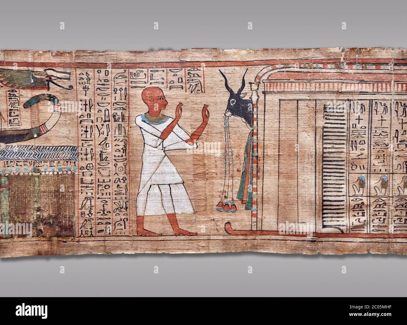 Ancient Egyptian Book of the Dead papyrus - Aaner Book of the Dead ...