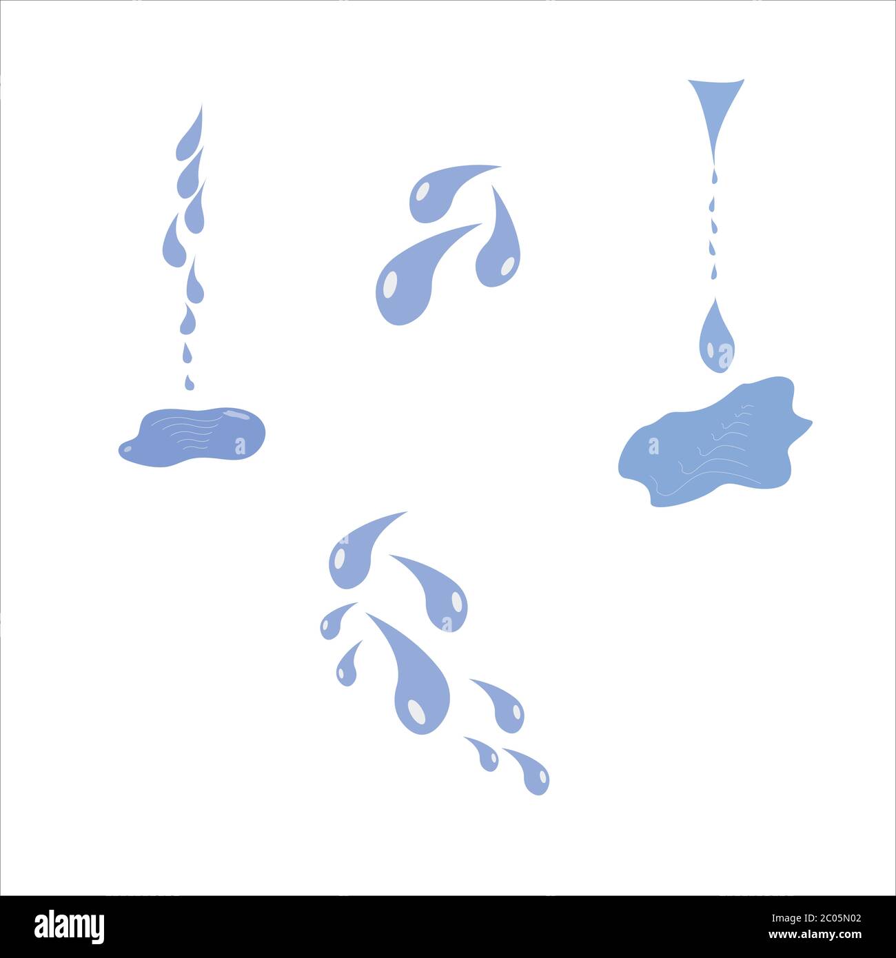 Elements of the water vector, tears Stock Vector Image & Art - Alamy