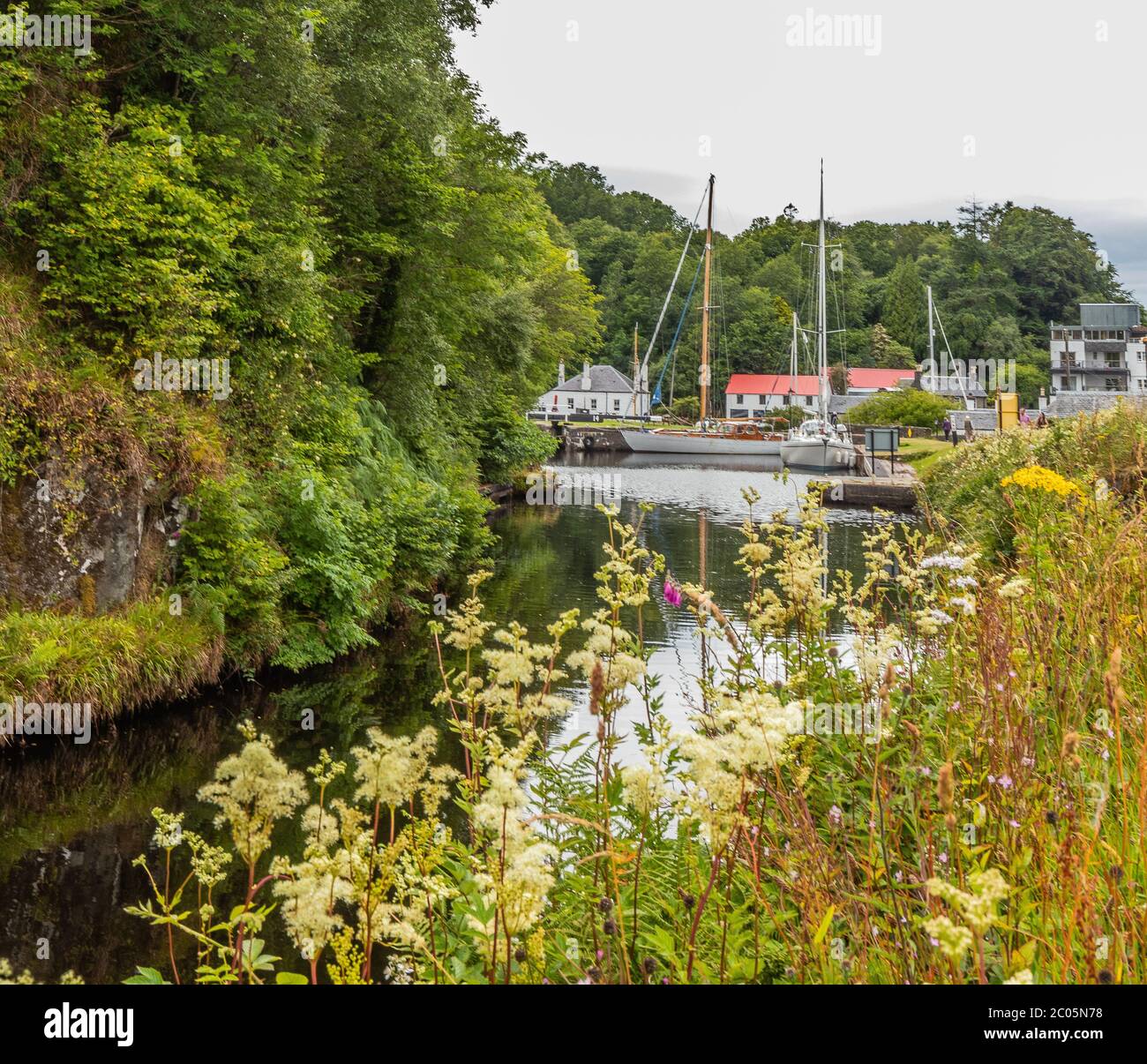 Crinan Canal, Lochgilphead, Scotland, UK Stock Photo - Alamy