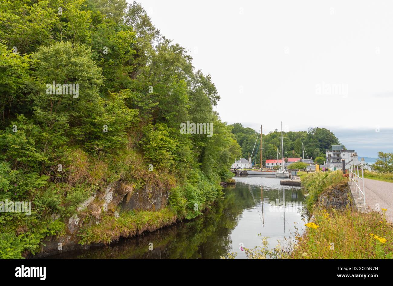 Crinan Canal, Lochgilphead, Scotland, UK Stock Photo - Alamy