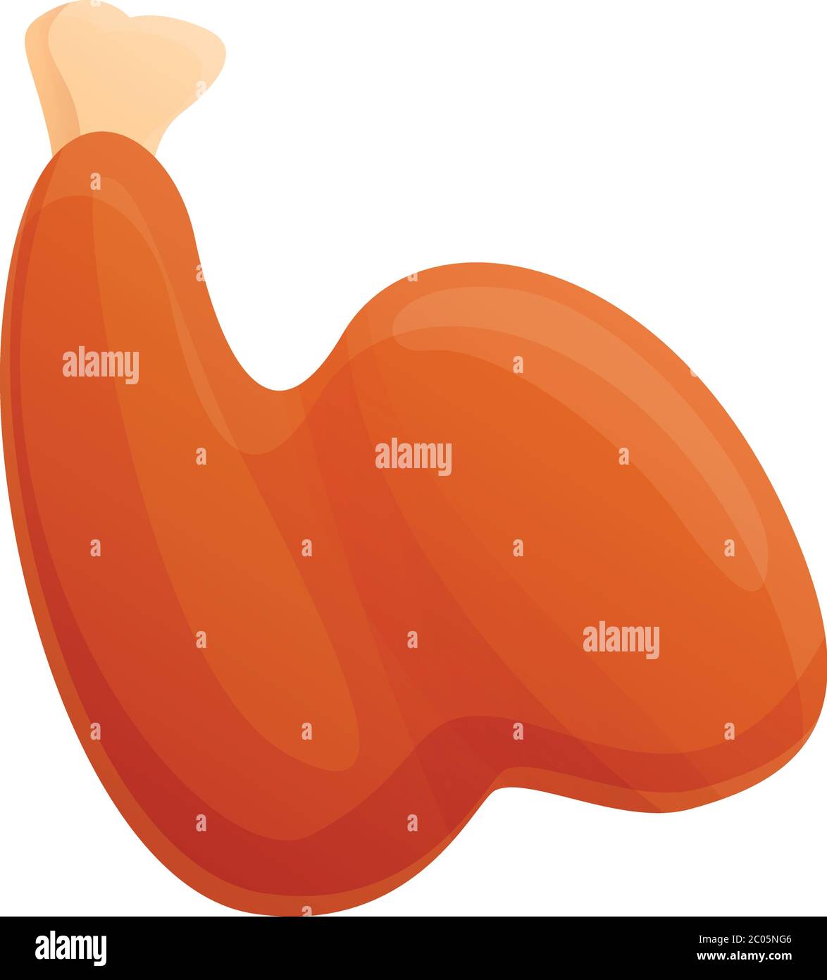 Chicken meat icon. Cartoon of chicken meat vector icon for web design ...