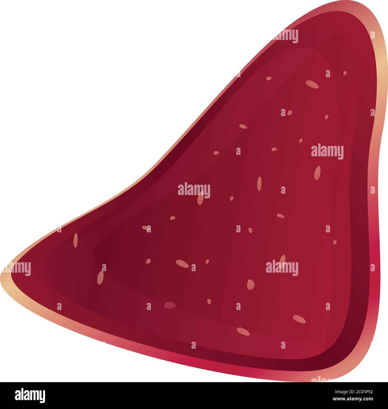 Hot red meat icon. Cartoon of hot red meat vector icon for web design ...