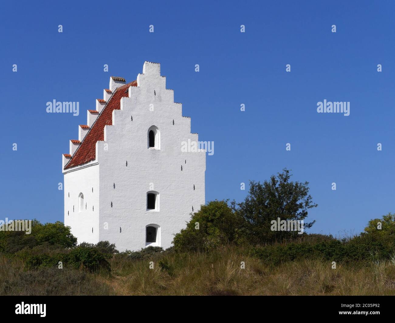 The Sand-Covered Church Saint Lawrence Stock Photo - Alamy