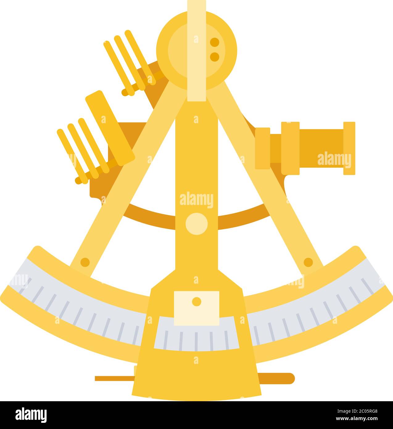 Sea sextant vector icon flat isolated Stock Vector Image & Art - Alamy