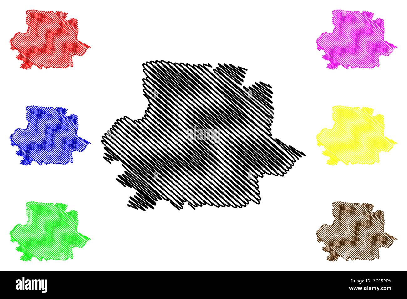 Tarnow map sketch hi-res stock photography and images - Alamy