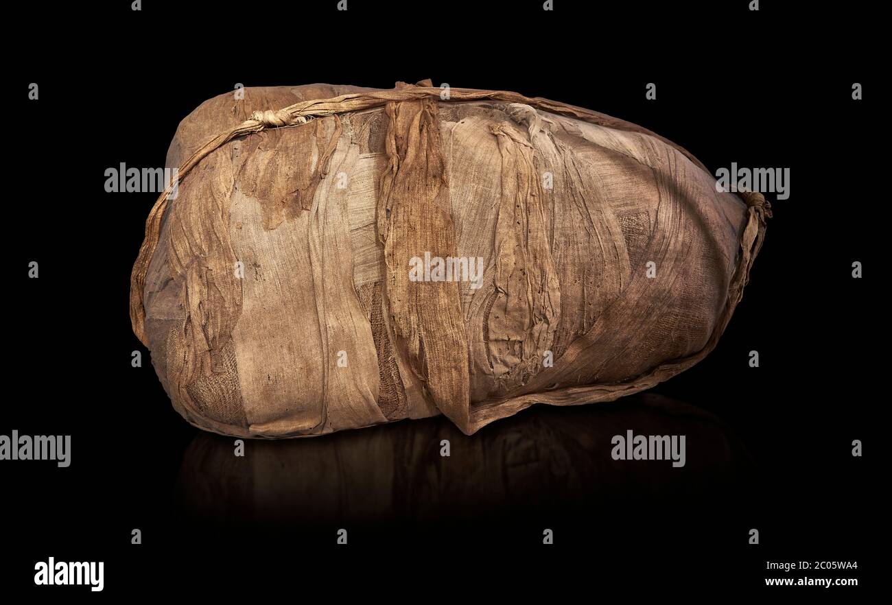 Rare ancient Egyptian mummy bundle, necropolis of Gebelein, Old Kingdom ...