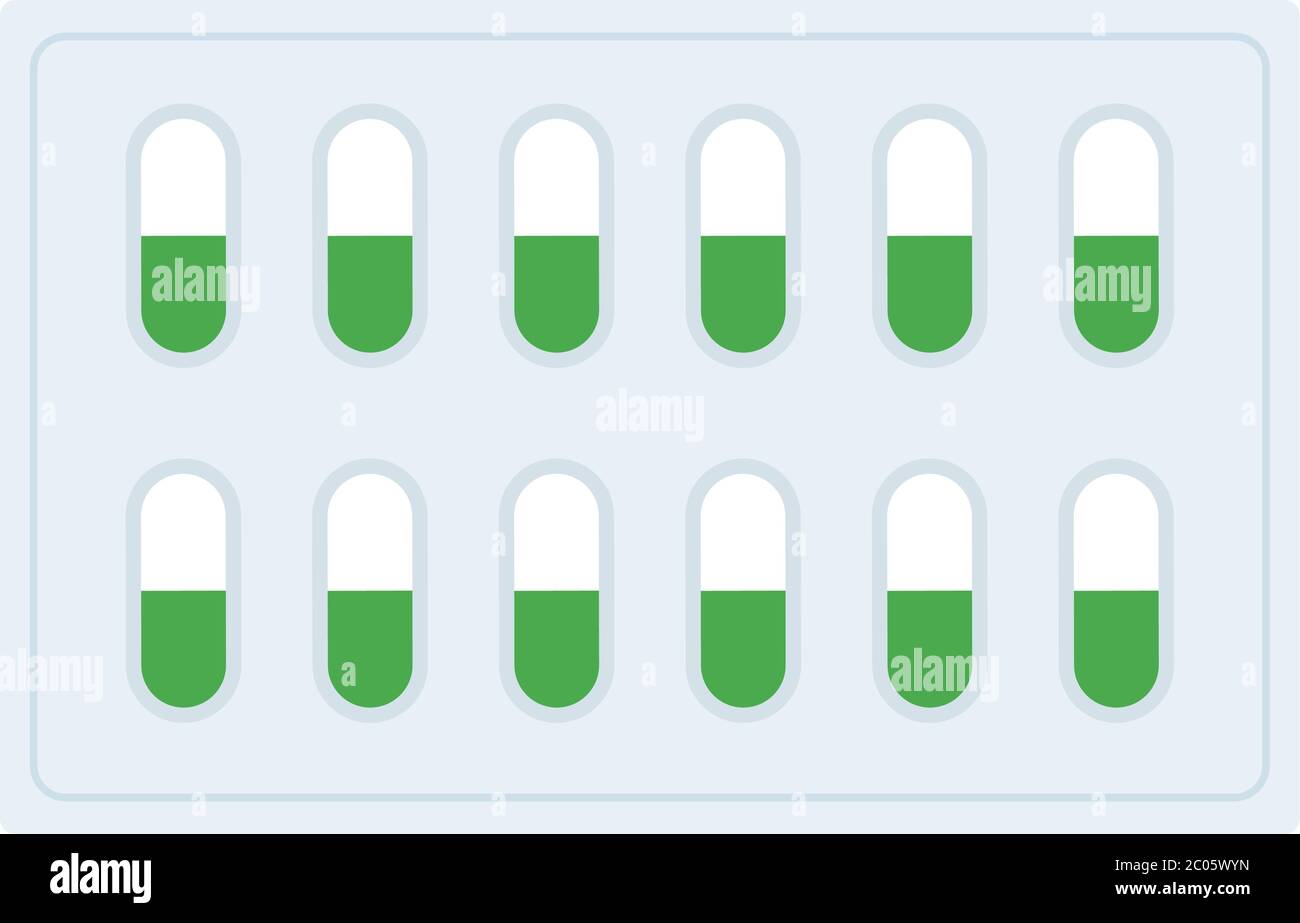 Packaging gelatin drug capsules vector icon flat isolated Stock Vector ...