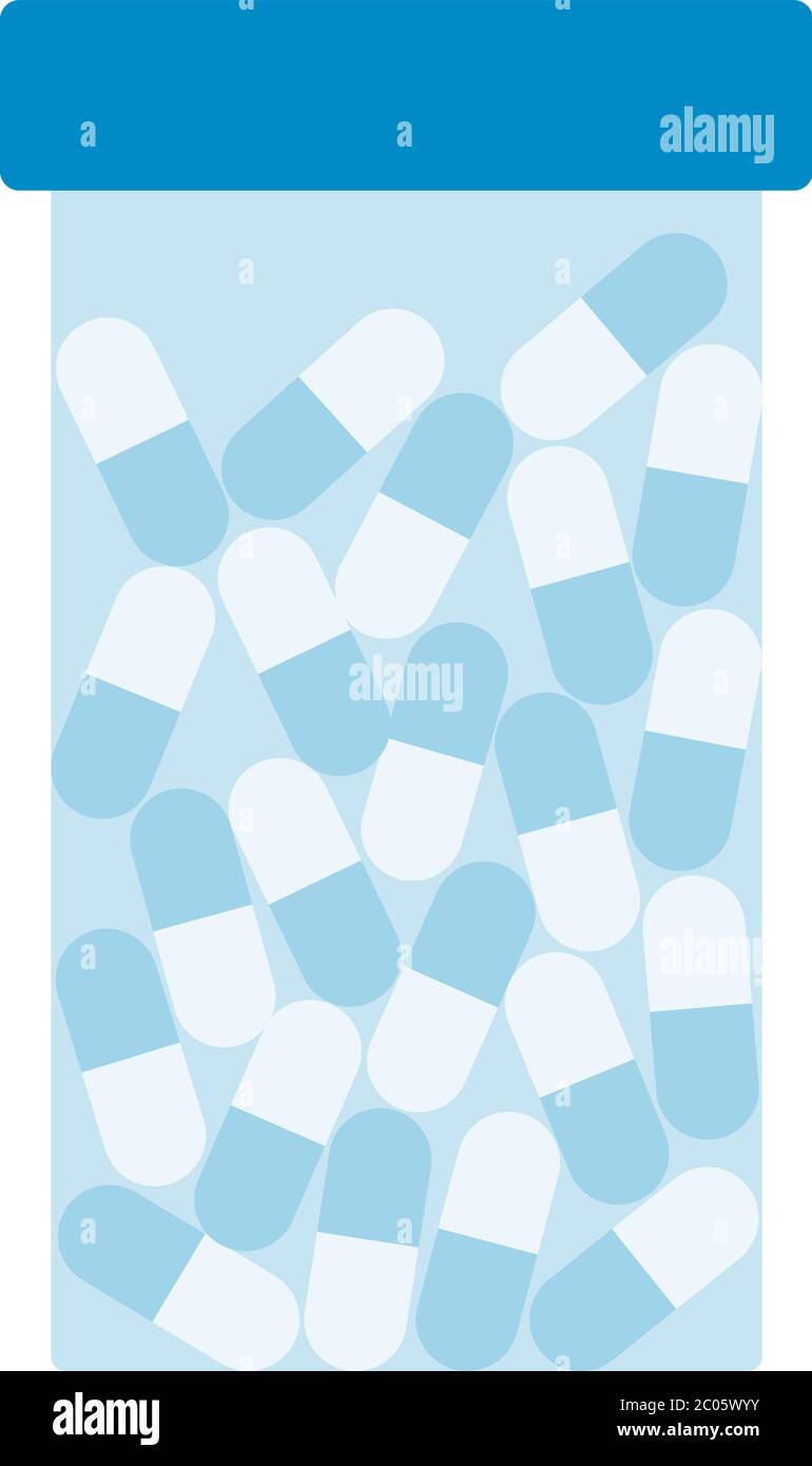 Capsule pill jar icon Cut Out Stock Images & Pictures - Alamy