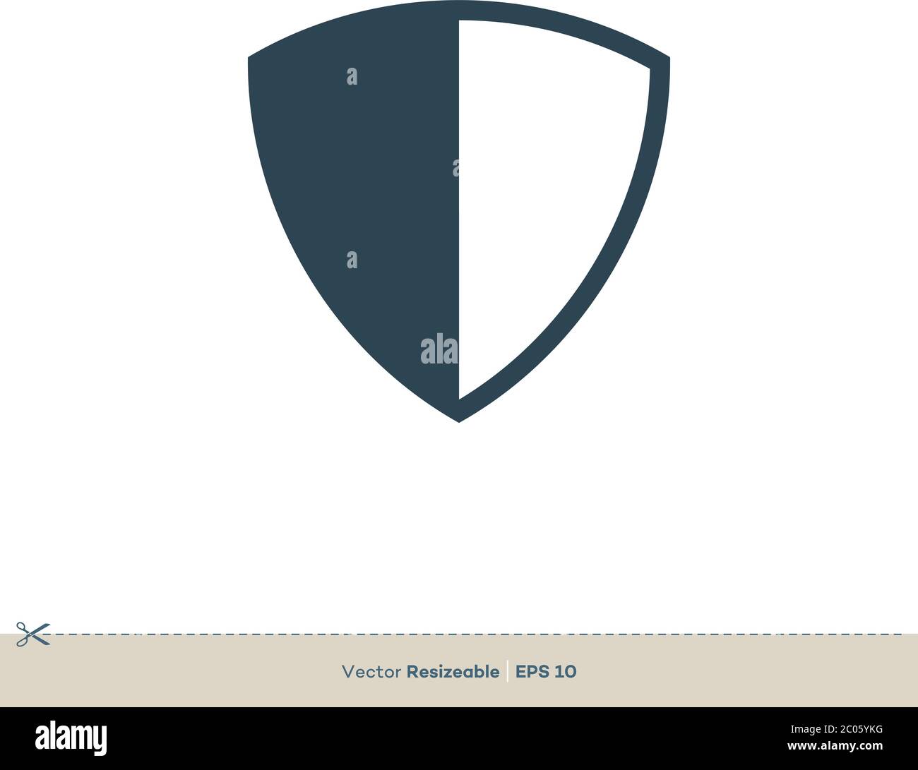 Simple Shield Icon Vector Logo Template Illustration Design. Vector EPS ...