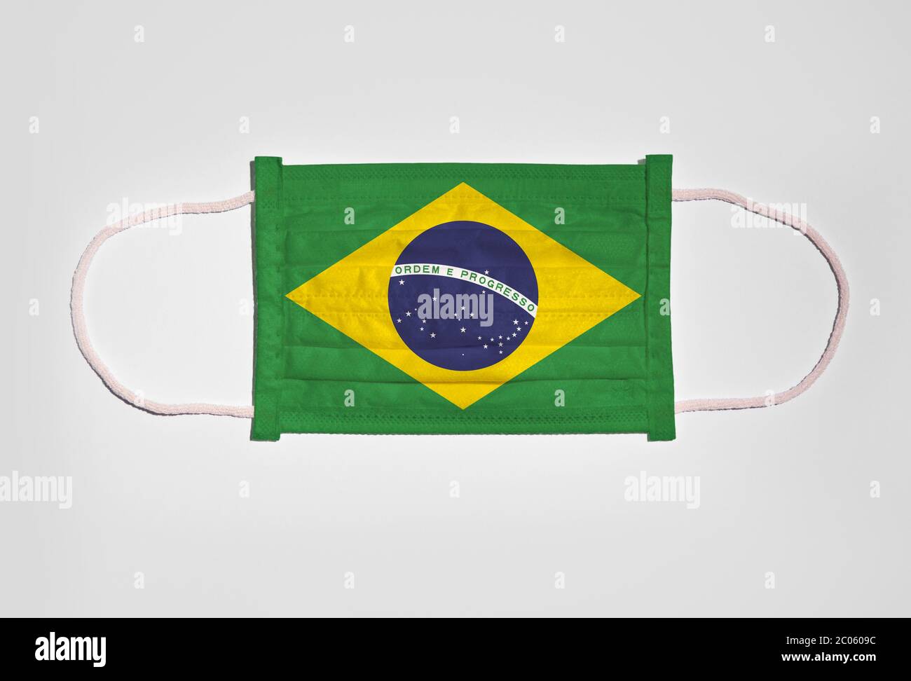 Symbol picture Corona crisis, mouth guard, breathing mask, mouth and ...