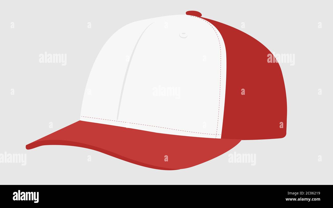 Vector Isolated Illustration of a Red Hat Stock Vector Image & Art - Alamy