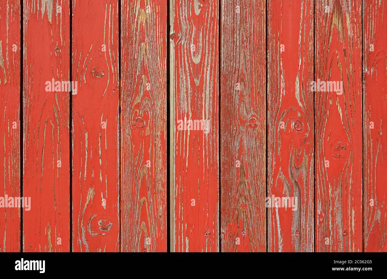 Weathered red board wall, Germany Stock Photo - Alamy