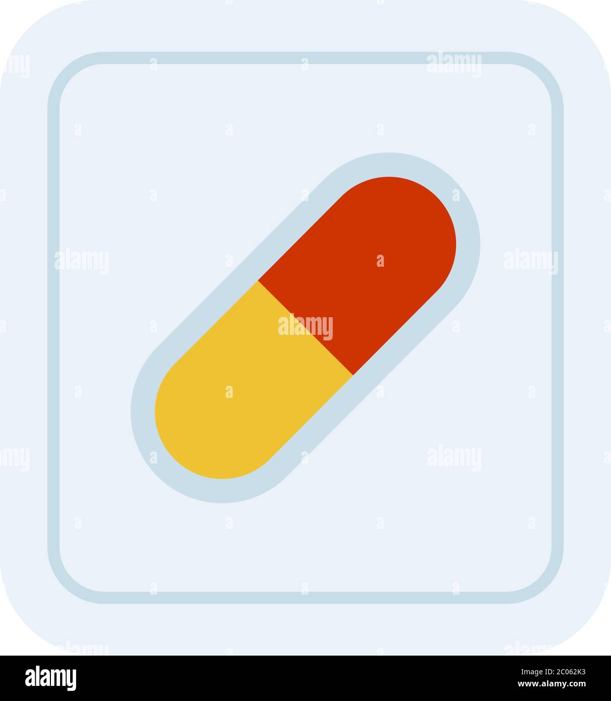 Packaged medical capsule vector icon flat isolated Stock Vector Image ...