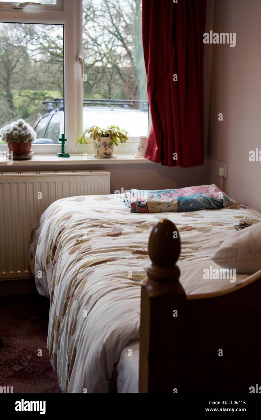Traditional christian bedroom Stock Photo - Alamy