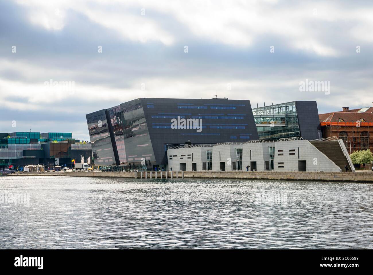 Danish Royal Library, Inner Harbour of Copenhagen, Copenhagen, Denmark ...