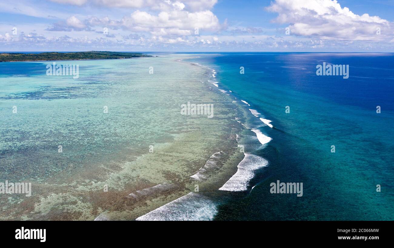 Yap island with outer reef hi-res stock photography and images - Alamy