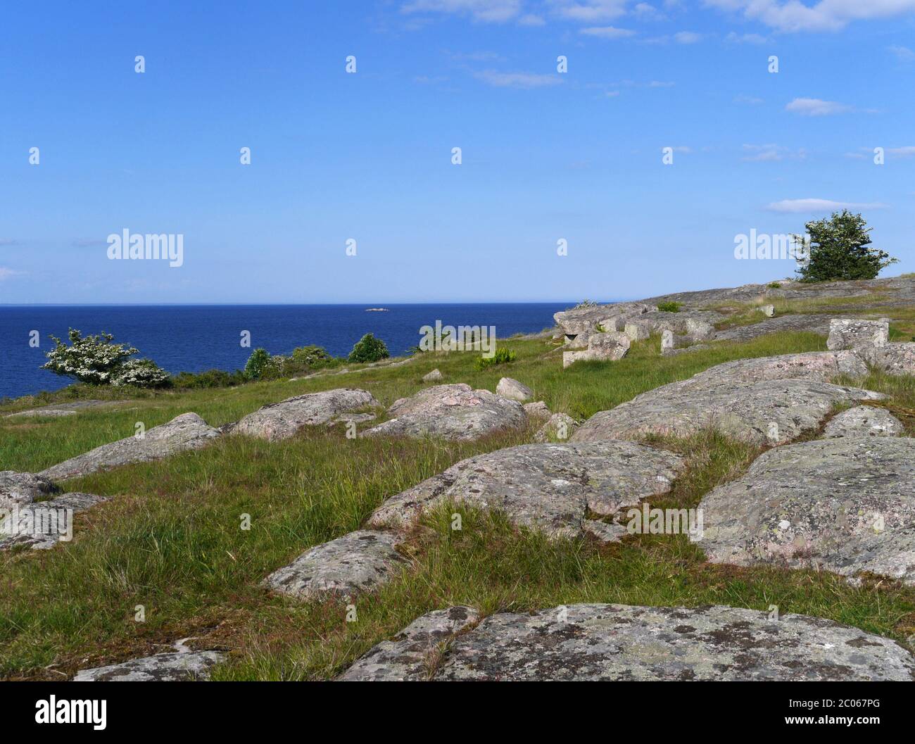 coastal landscape on the swedish island hanö Stock Photo - Alamy