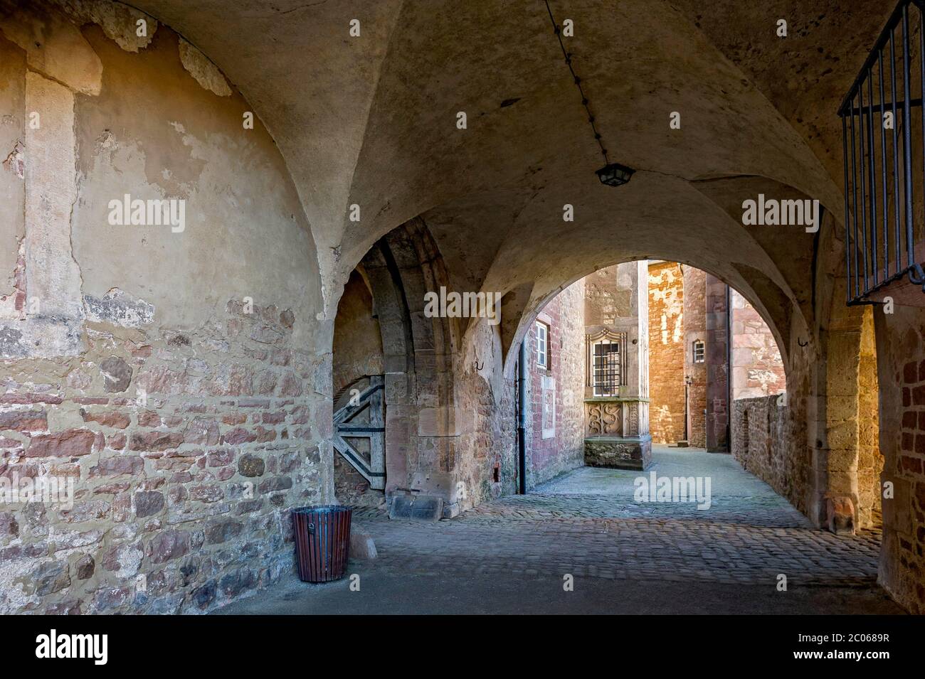 Walk in the castle complex, Steinau castle and palace, Steinau an der ...