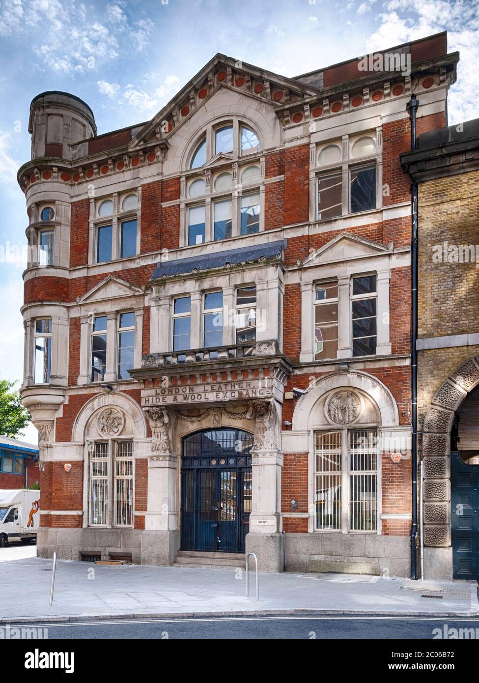 The London Leather Hide and Wool Exchange building (1878) formerly ...