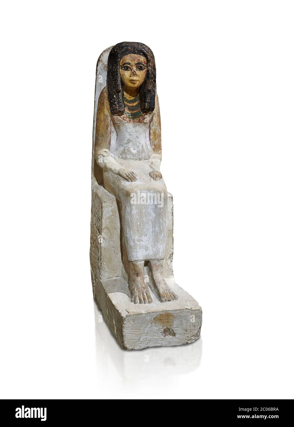 Female ancient Egyptian statue, New Kingdom, 18th Dynasty, (1480-1390 ...