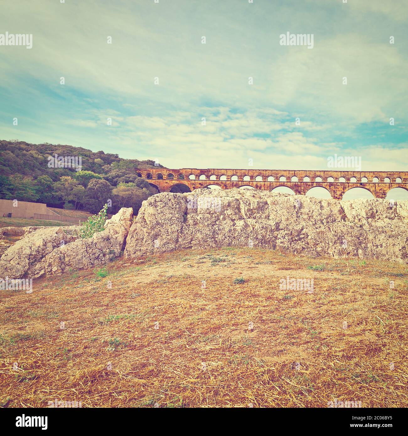 Ancient Aqueduct Stock Photo - Alamy