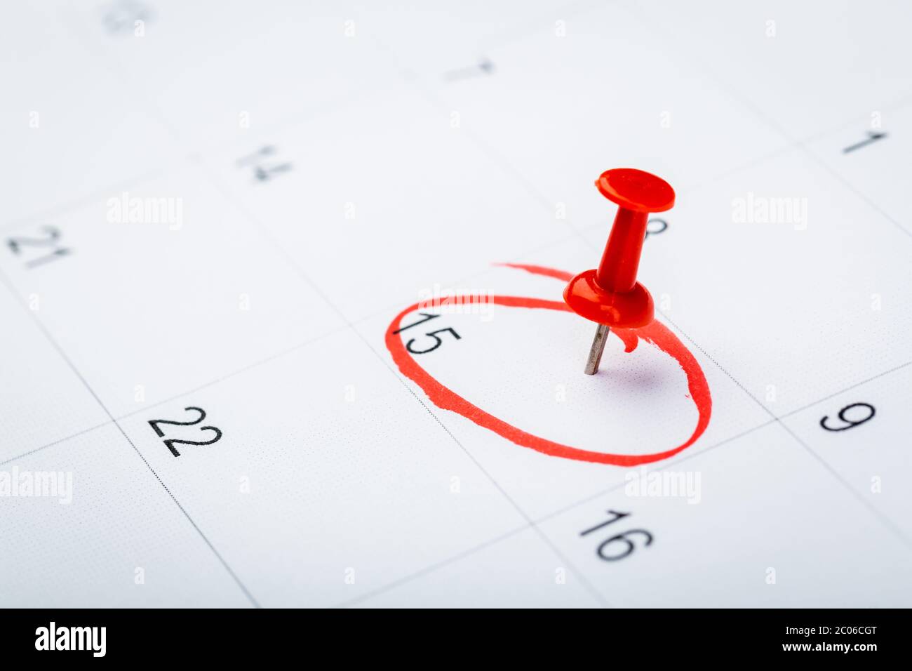 2020 calendar page marked with an important date in red pin. timeline ...