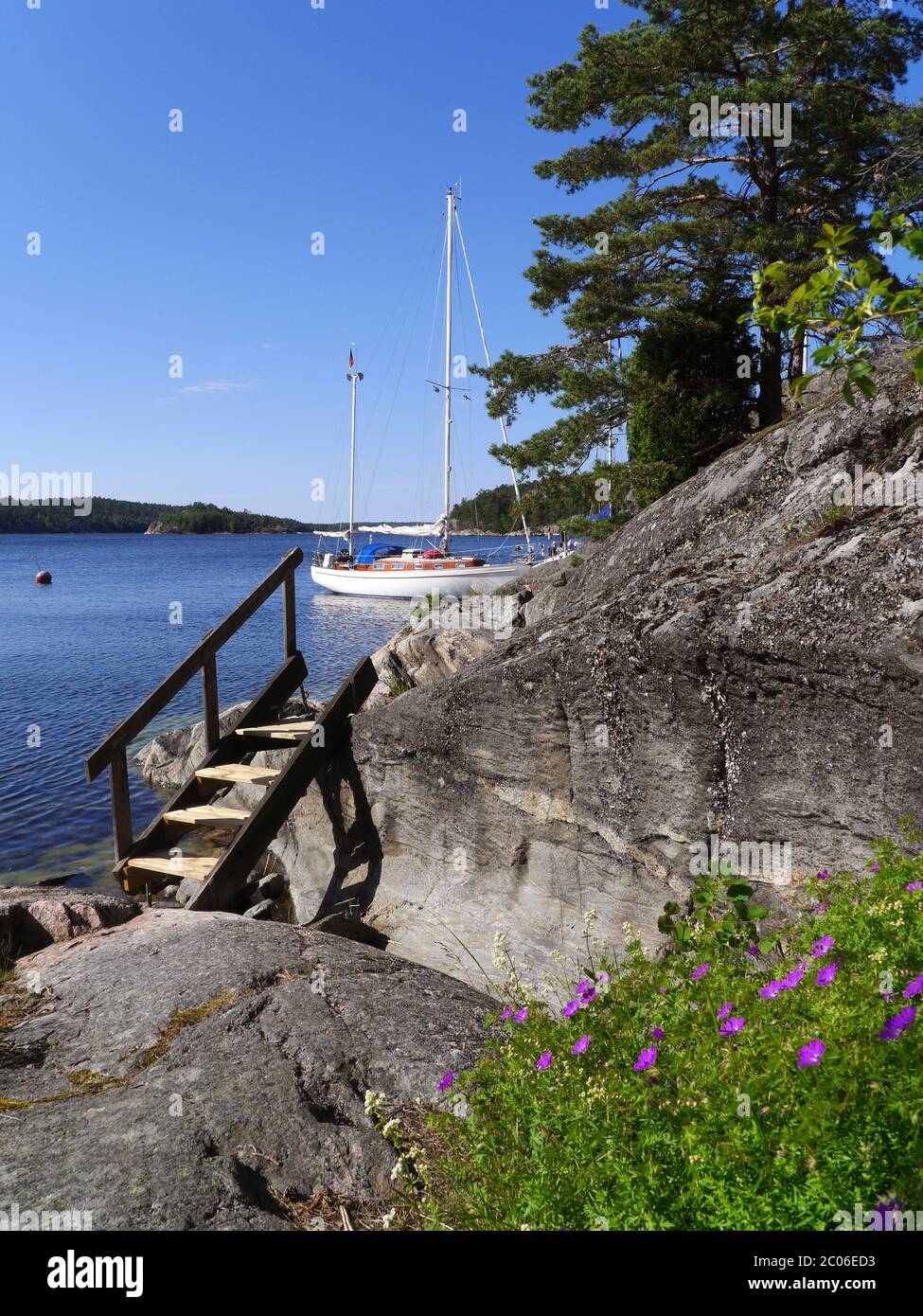 Skerry in the Stockholm archipelago Stock Photo - Alamy