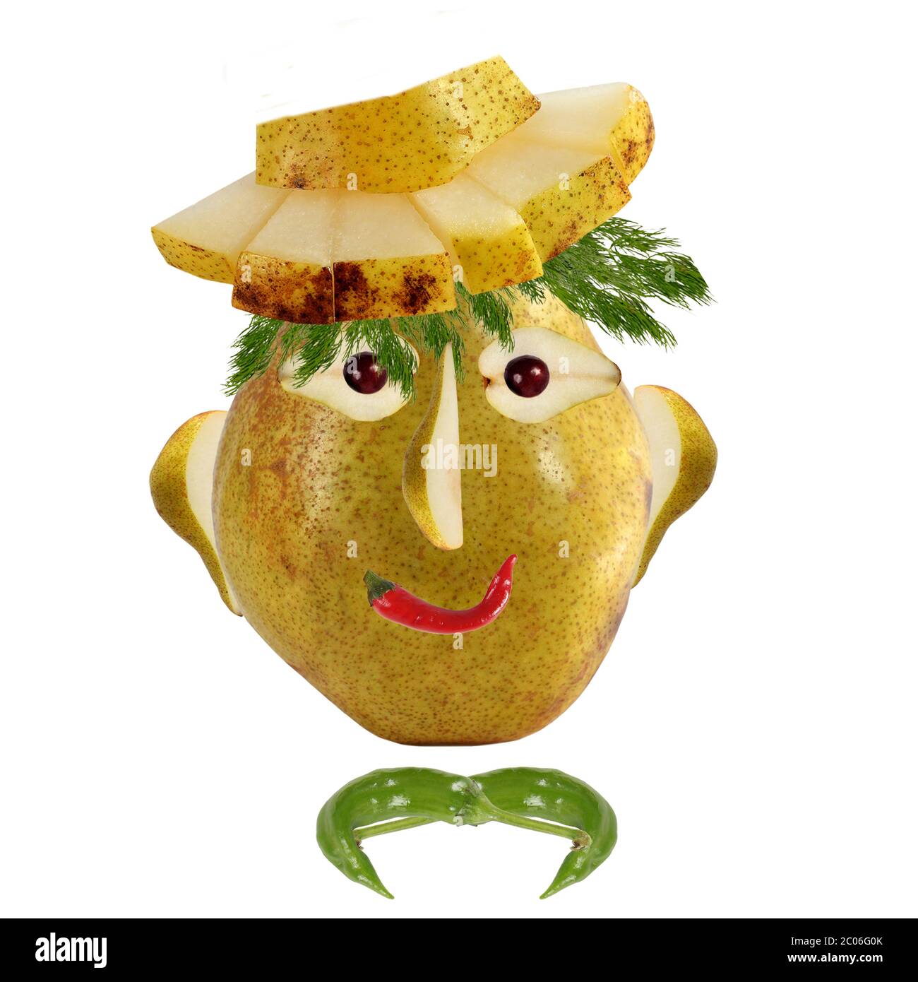Vegetables face head hi-res stock photography and images - Alamy
