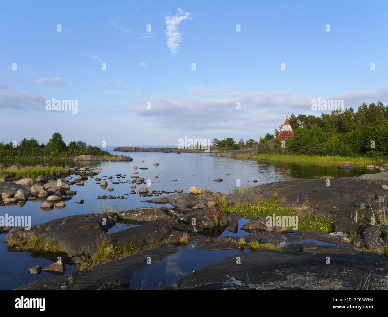 coastal landscape in sweden Stock Photo - Alamy
