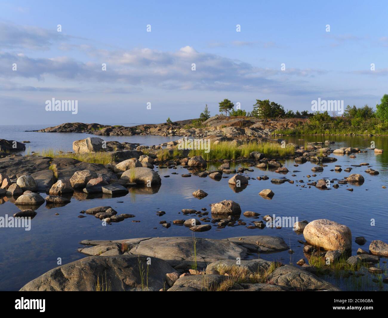 coastal landscape in sweden Stock Photo - Alamy